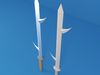 3D model Kiba Sword from anime Naruto - Boruto VR / AR / low-poly ...
