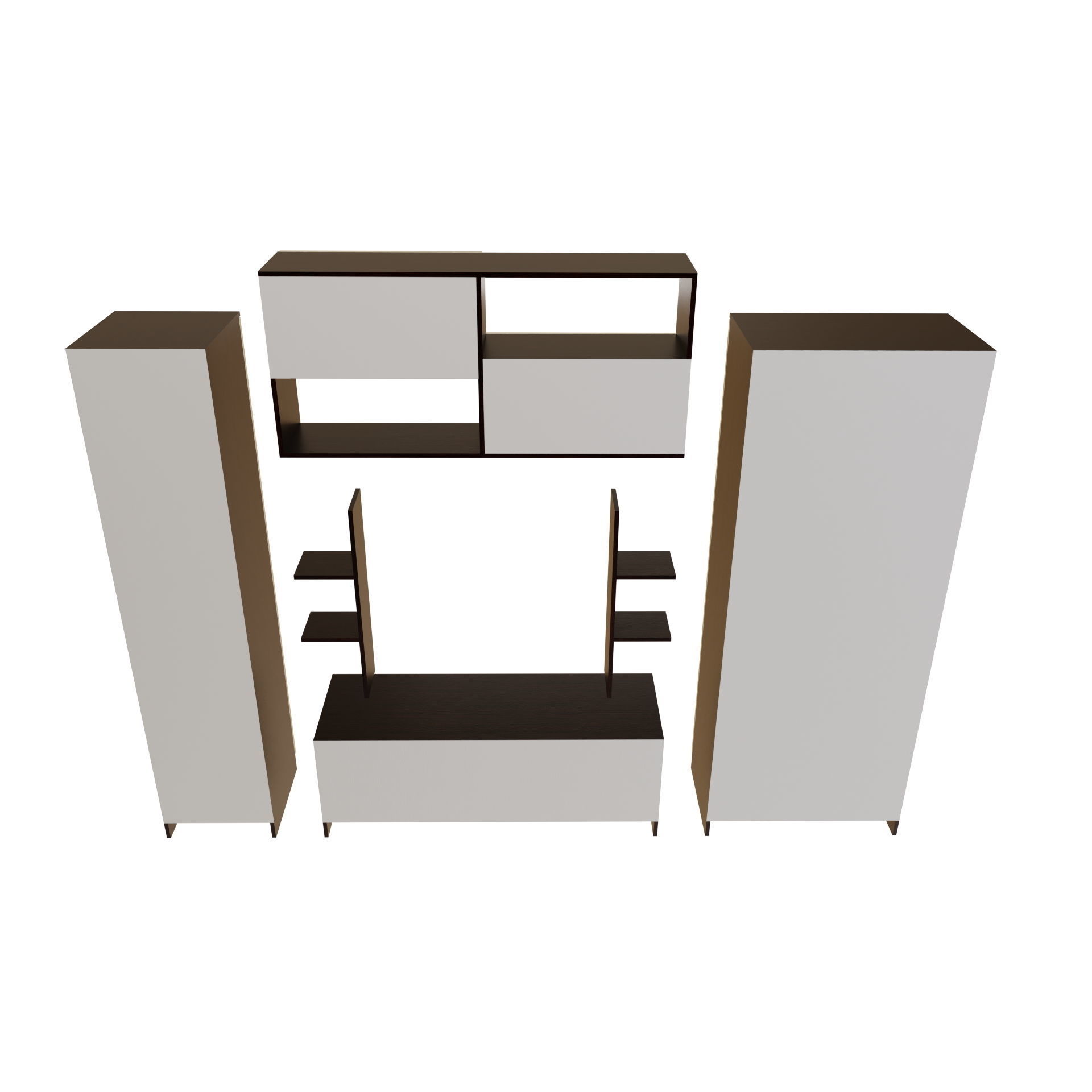 Venera living room wardrobe PBR free 3D model | CGTrader