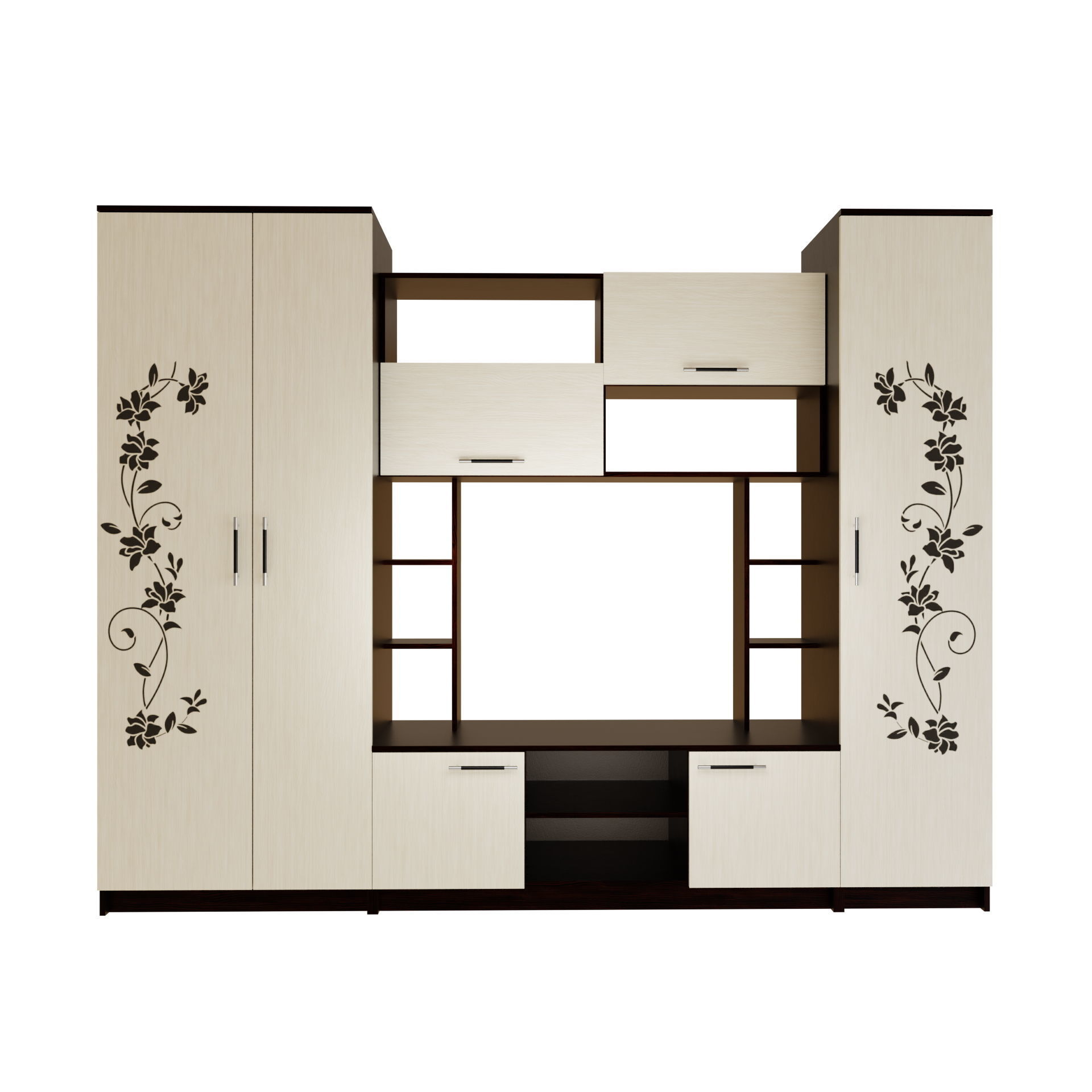 Venera living room wardrobe PBR free 3D model | CGTrader