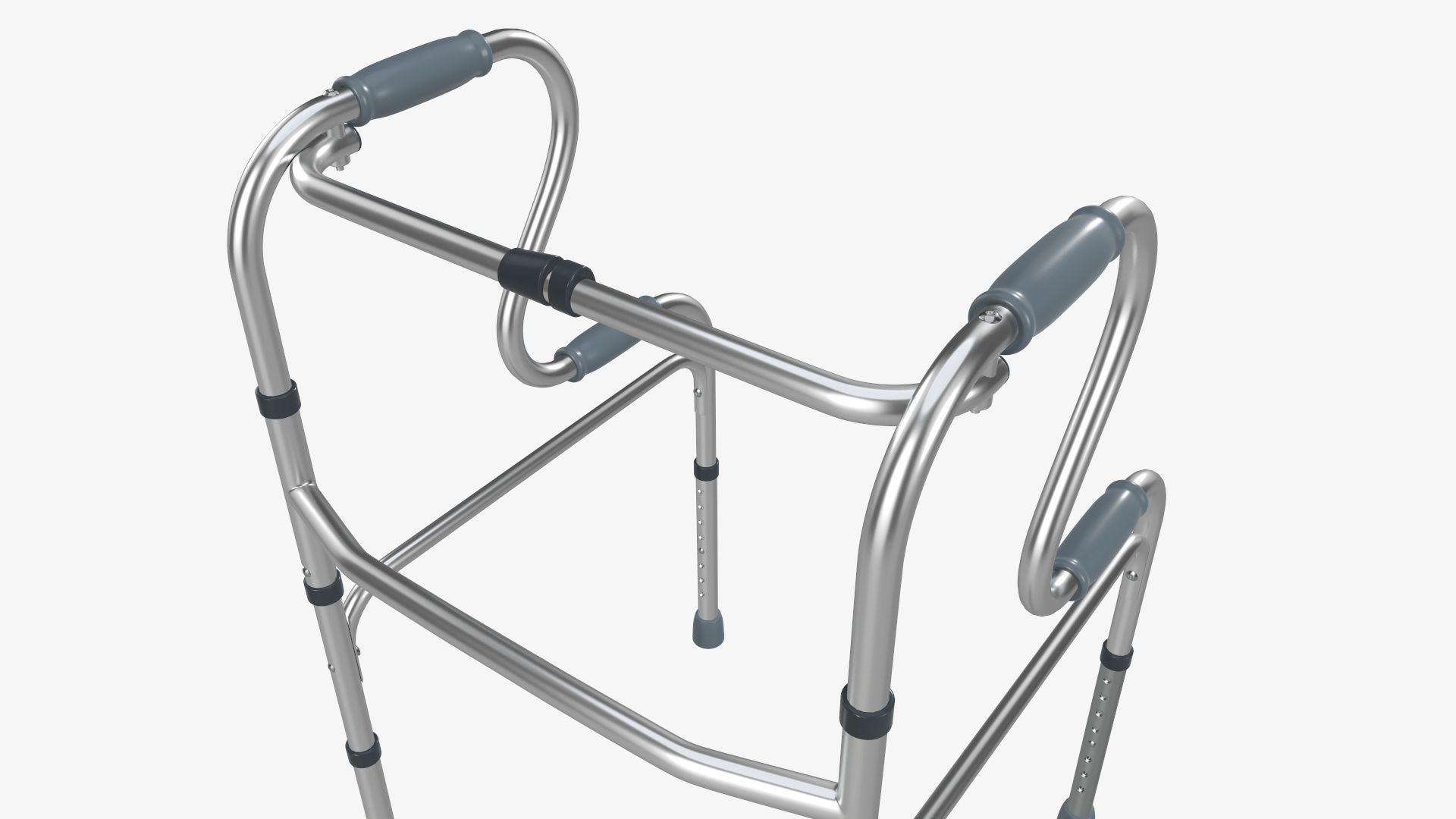 Dual riser walking folding frame 3D model | CGTrader