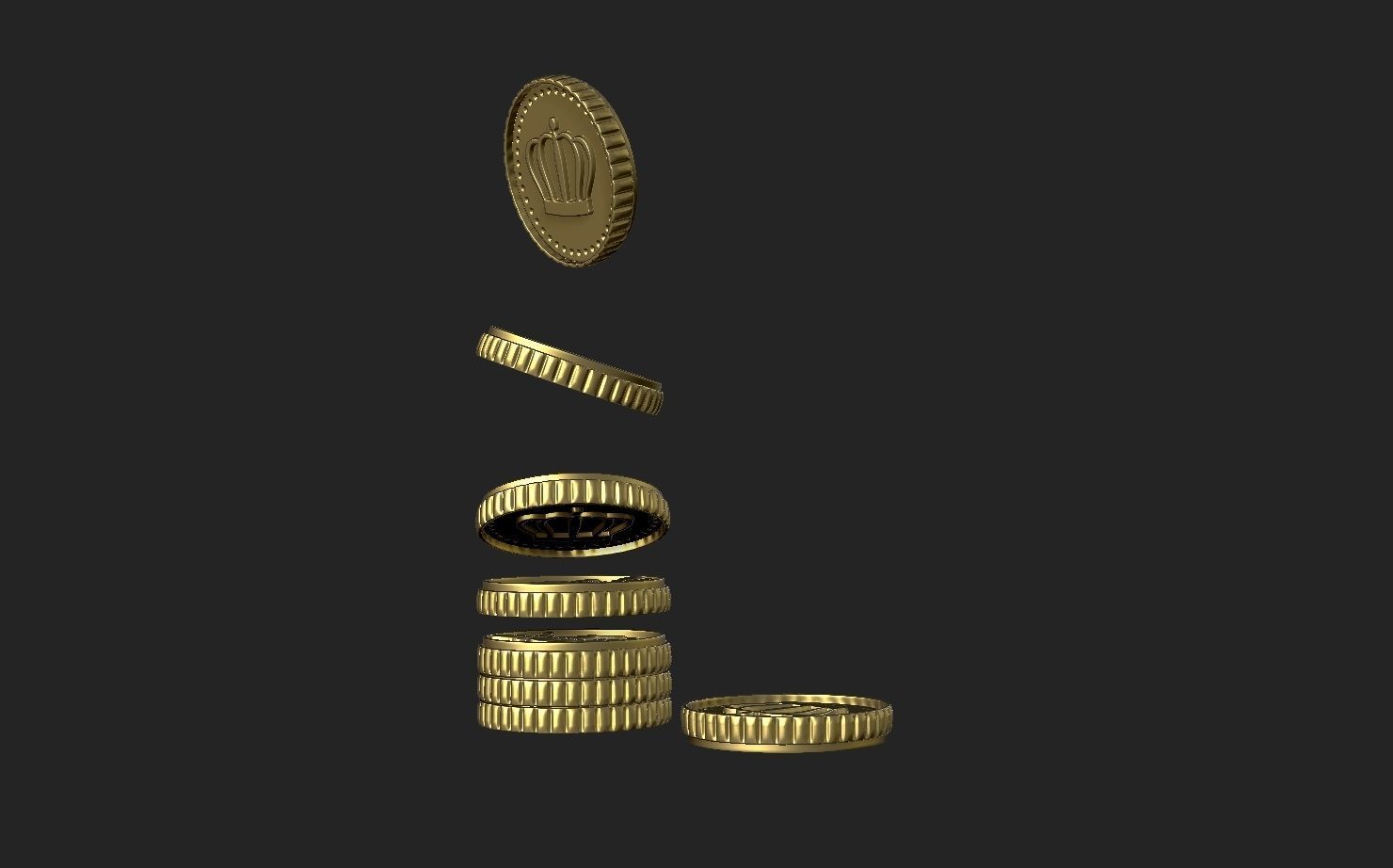 mr rat coins 3D model 3D printable | CGTrader