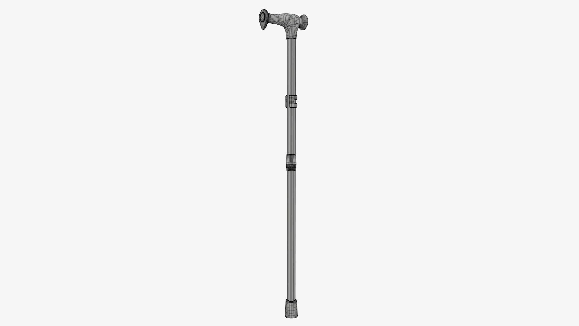 Lightweight walking stick 3D model | CGTrader