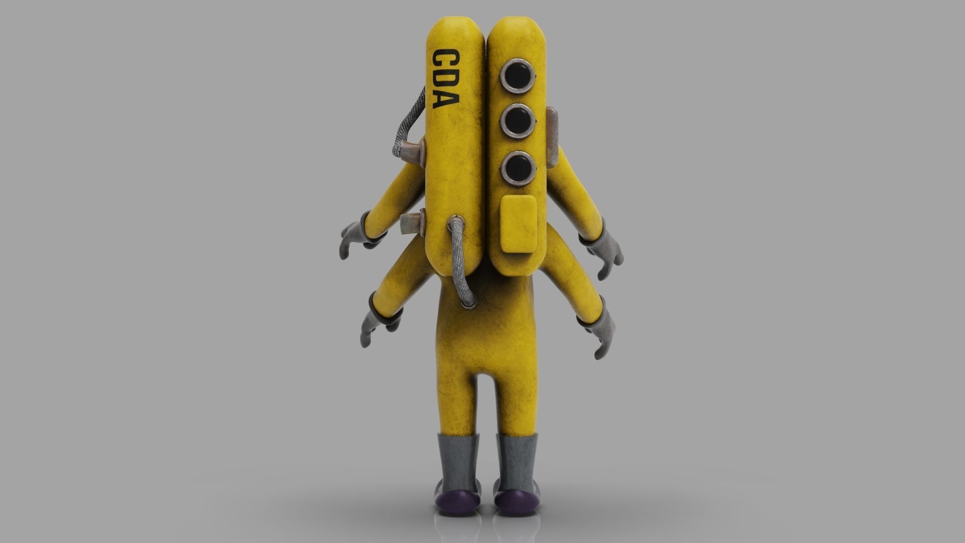 CDA Agent - Monster Inc 3D model 3D printable | CGTrader