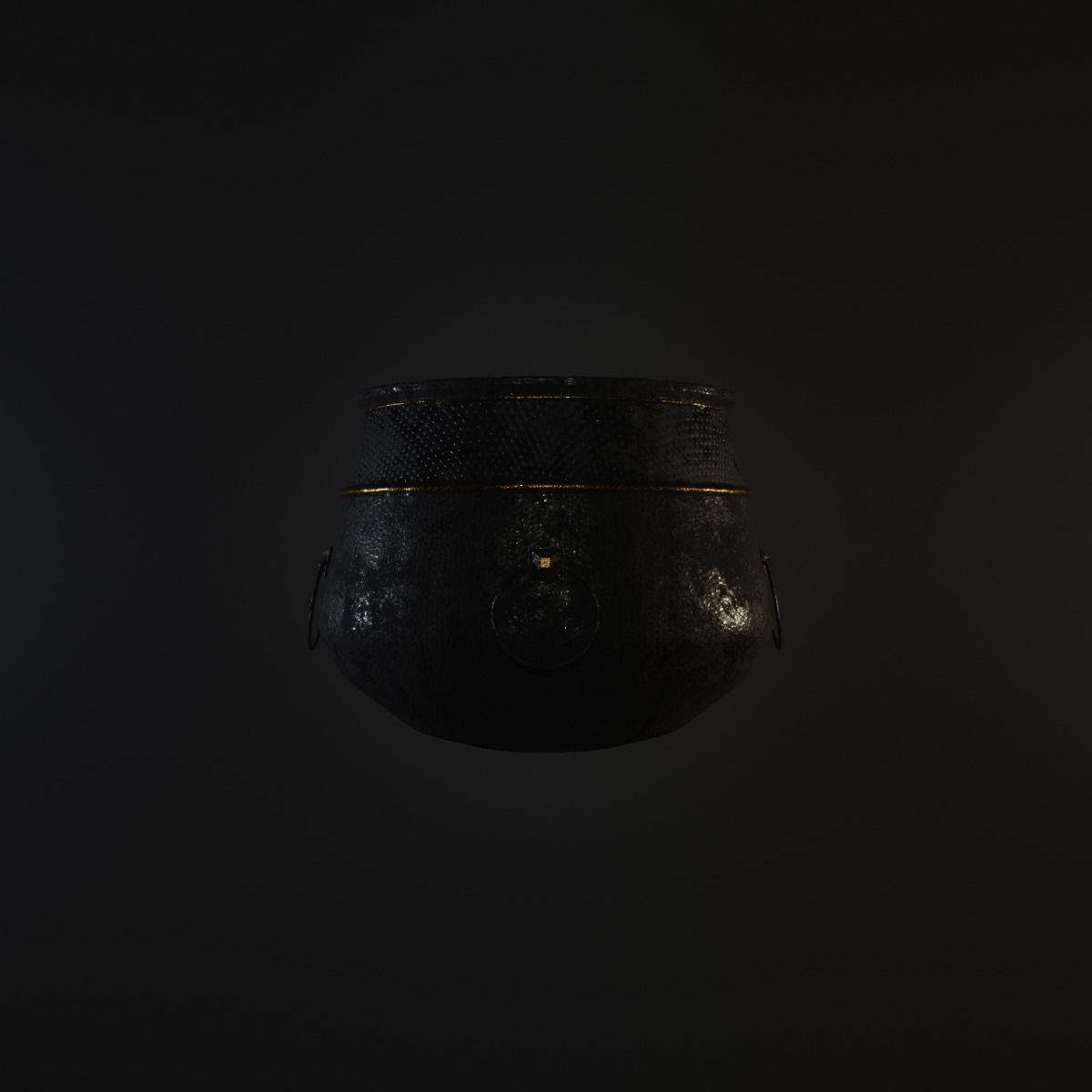 Fantasy style rusty Cauldron free 3D model | CGTrader