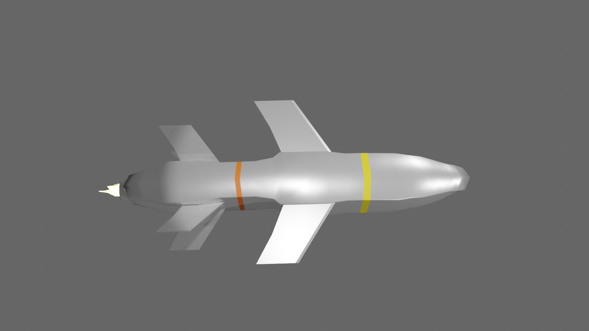 Turkish SOM-J standoff cruise missile-free free 3D model | CGTrader