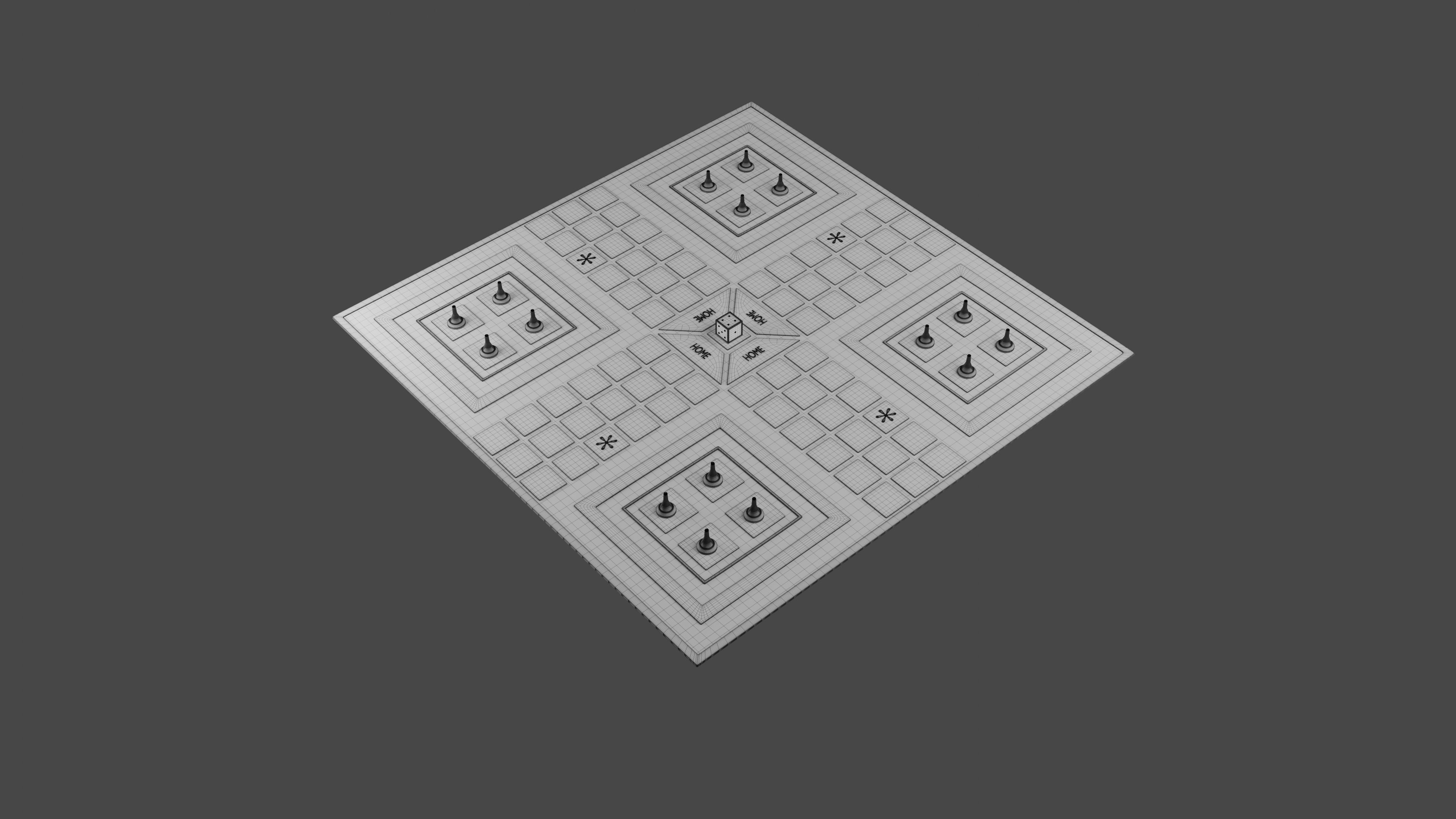 Ludo Board Game 3D model 3D printable | CGTrader