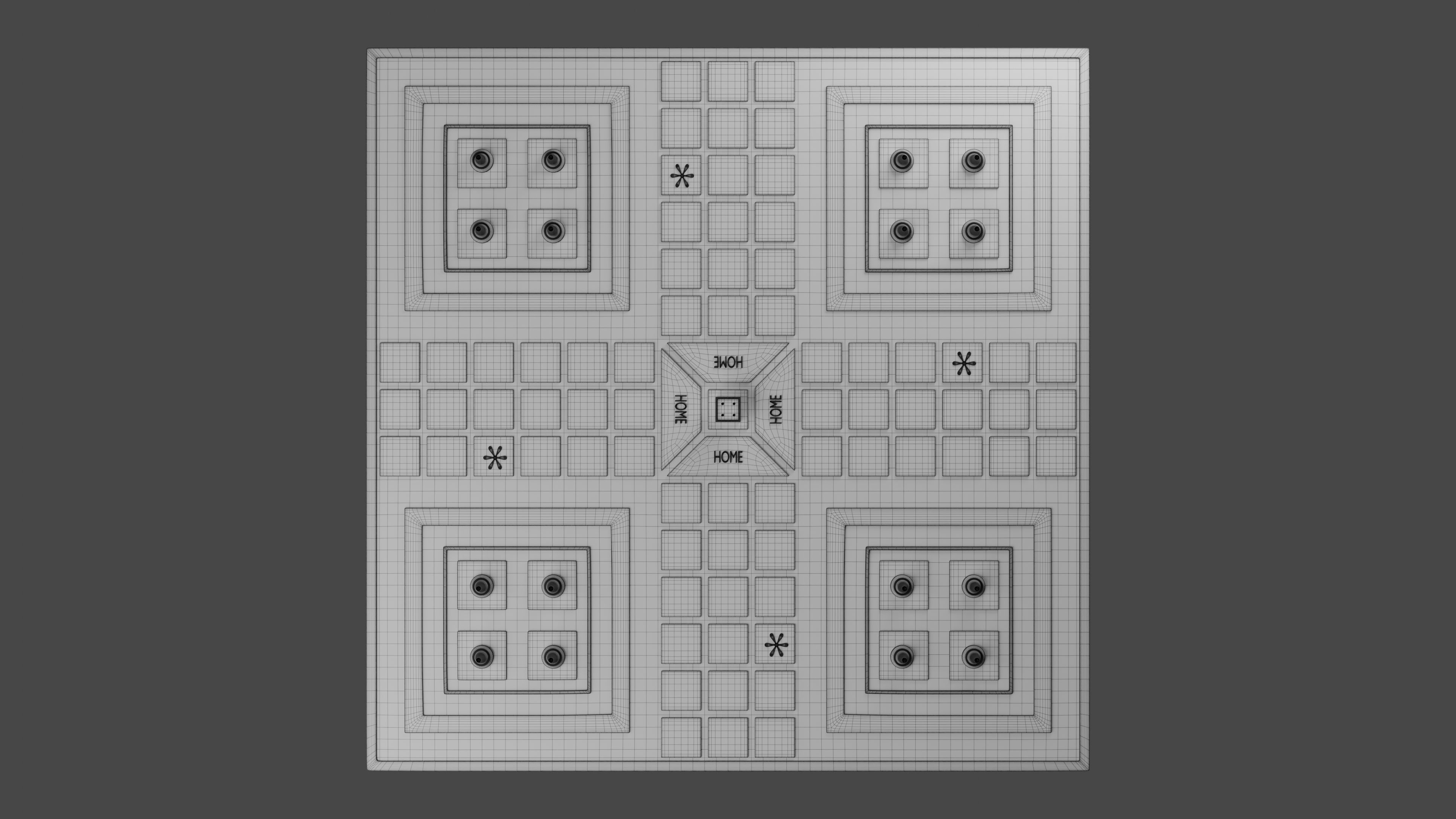 Ludo Board Game 3D model 3D printable | CGTrader