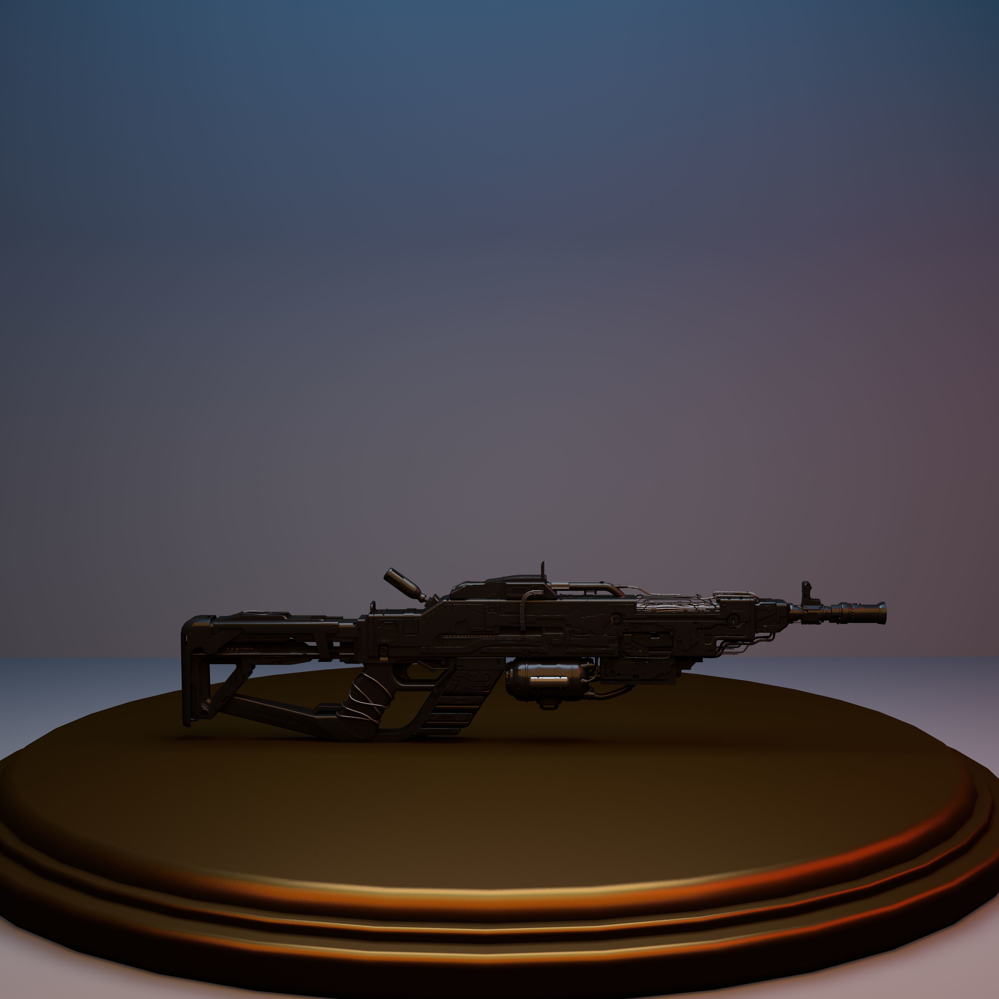 3D model gun fbx obj mb ma model texture VR / AR / low-poly | CGTrader