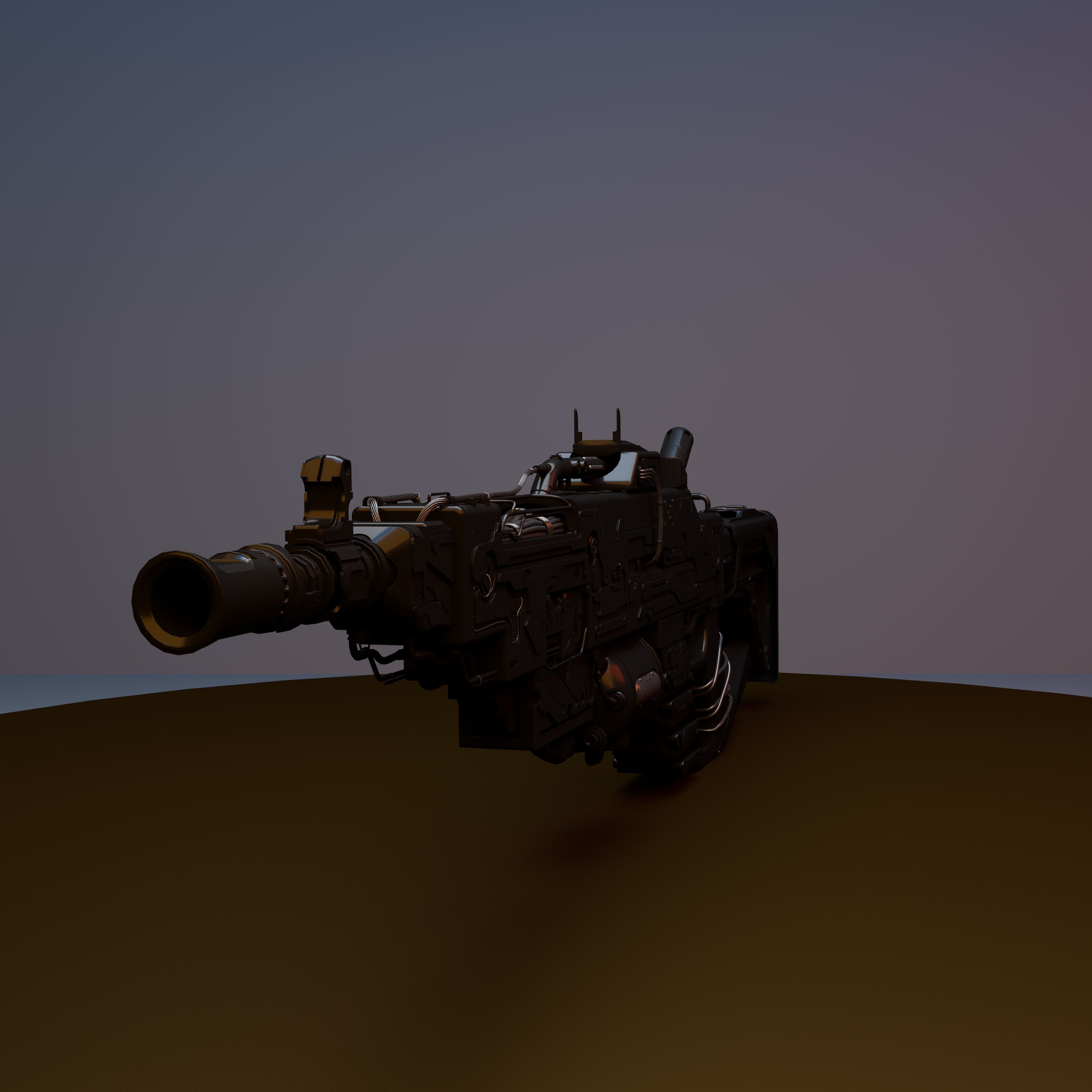 3D model gun fbx obj mb ma model texture VR / AR / low-poly | CGTrader