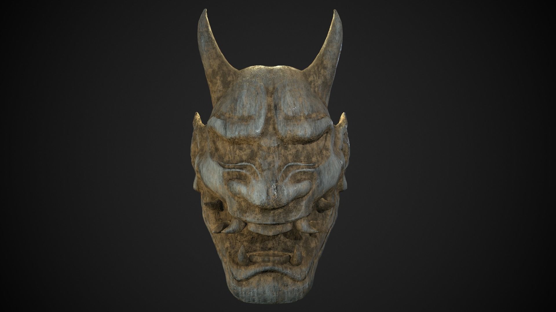 3D model Masks ONI VR / AR / low-poly | CGTrader