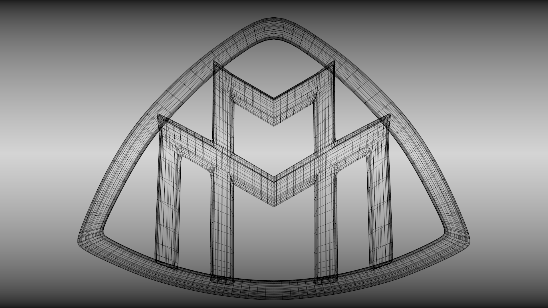 Maybach logo 3D Model .obj .blend - CGTrader.com
