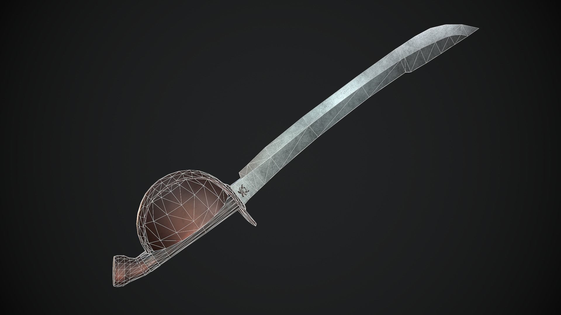 3D model Pirate saber VR / AR / low-poly | CGTrader