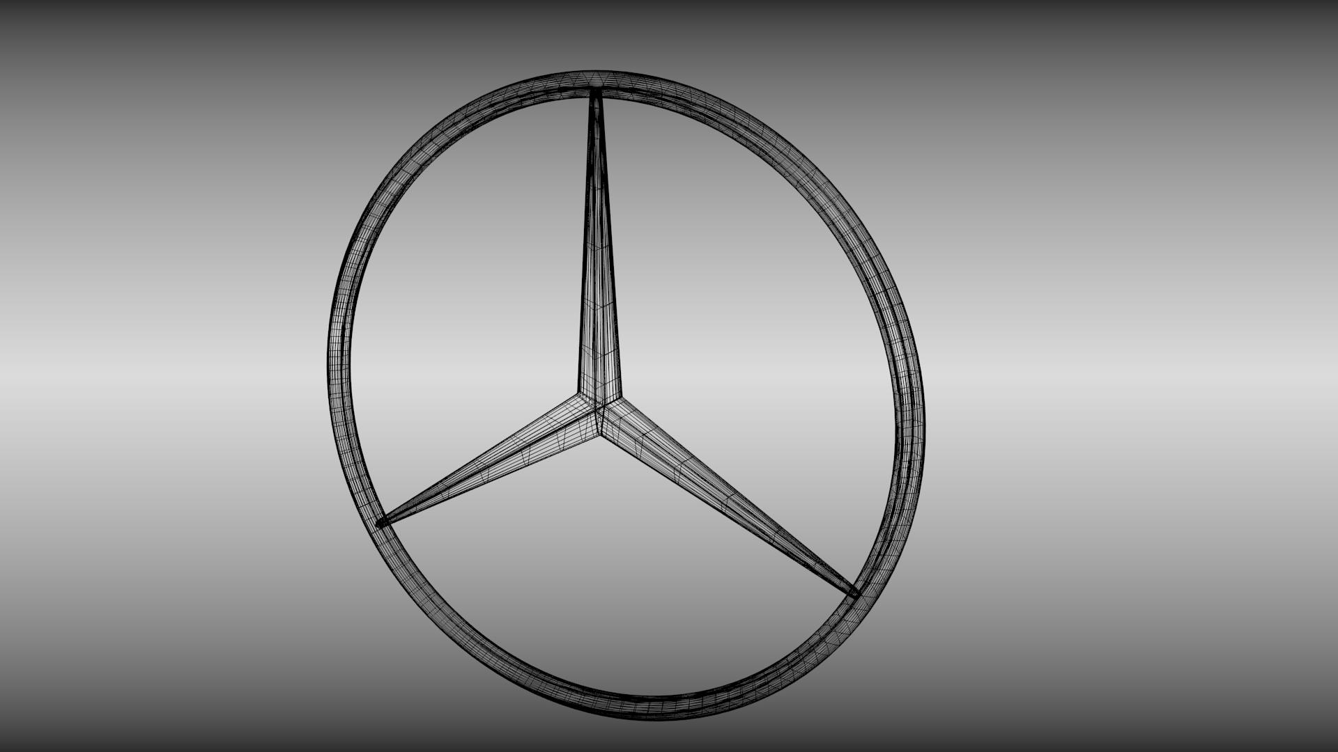Mercedes logo 3D model | CGTrader