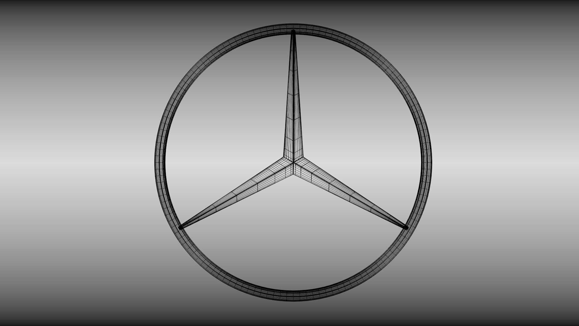 Mercedes logo 3D model | CGTrader