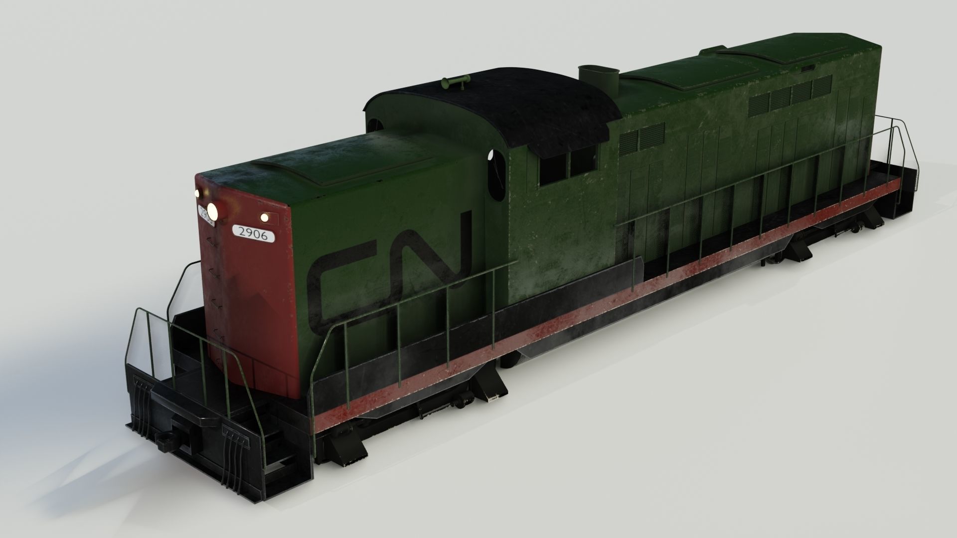 3D model Diesel locomotive 3D model VR / AR / low-poly | CGTrader