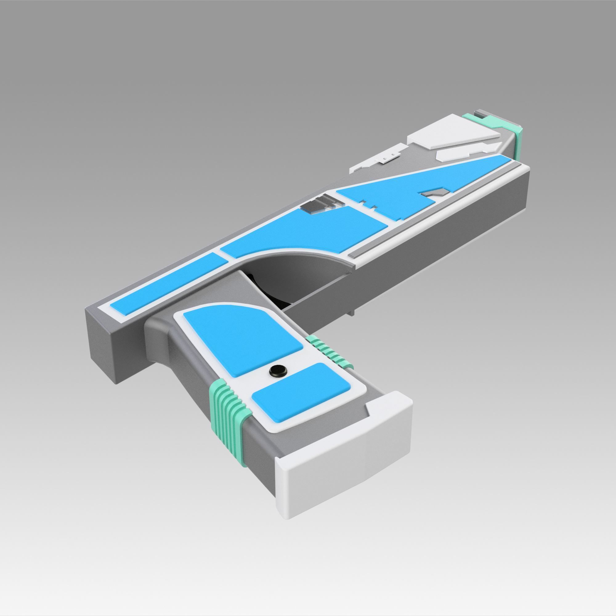 Star Wars Sabine armor bundle blue weapon prop cosplay 3D model 3D ...