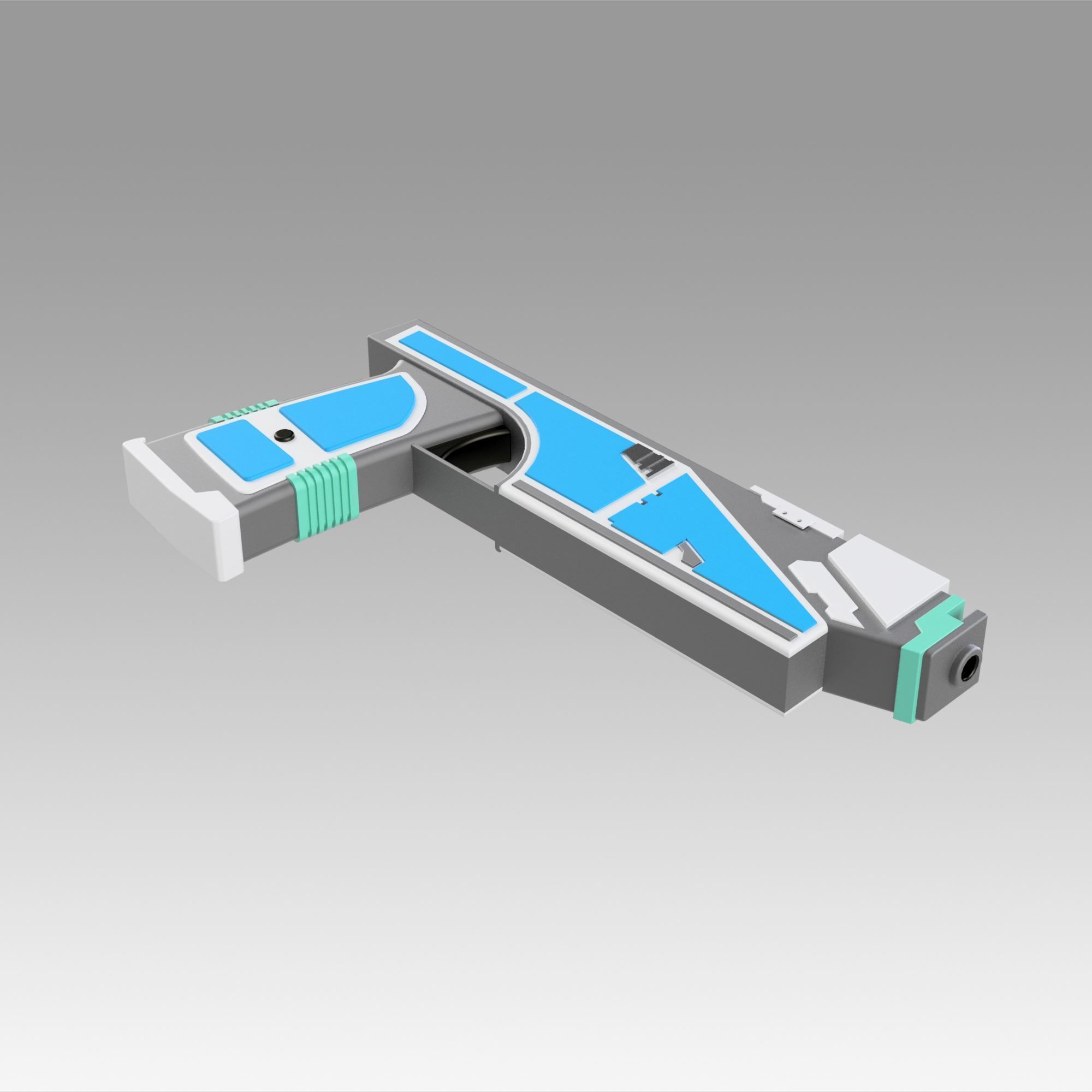 Star Wars Sabine armor bundle blue weapon prop cosplay 3D model 3D ...