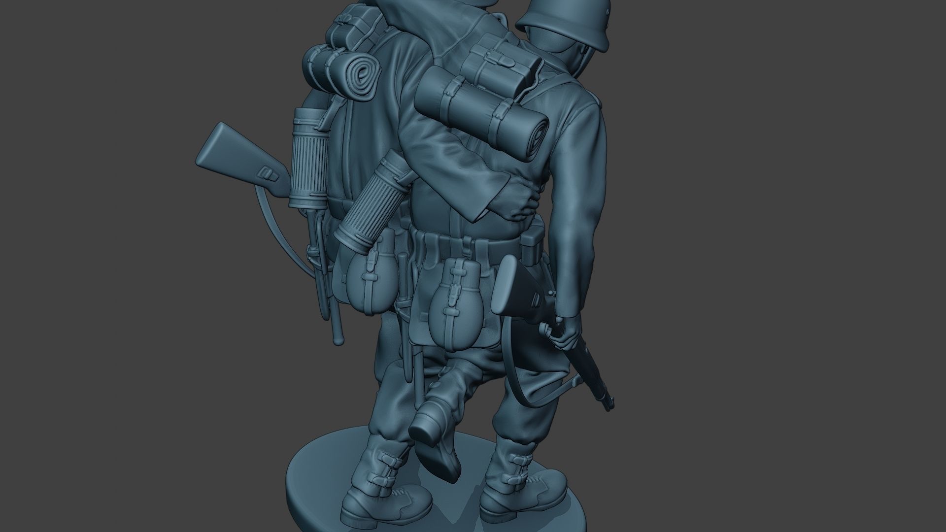 German soldier ww2 help wounded G5 3D model 3D printable | CGTrader