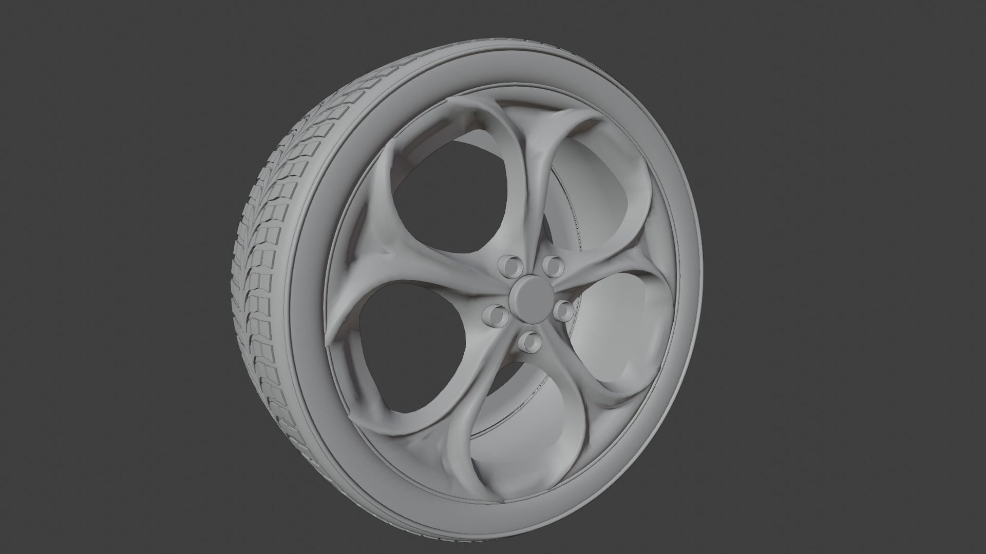 Alfa Romeo Wheel Mesh free 3D model | CGTrader