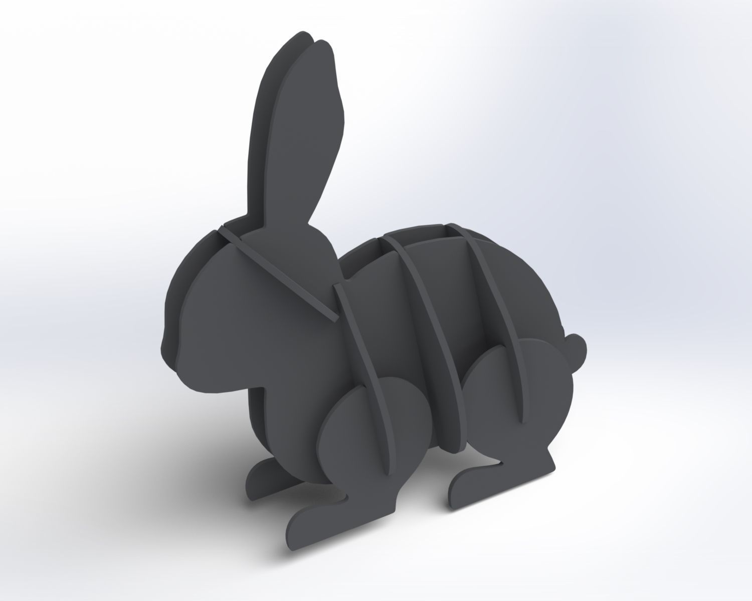cnc rabbit 3D model | CGTrader