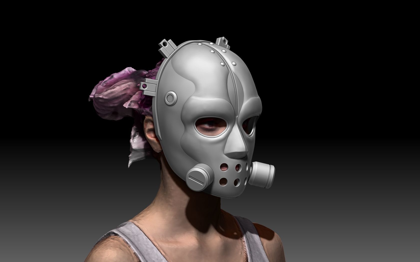 Nikaido Mask Dorohedoro 3D model 3D printable | CGTrader