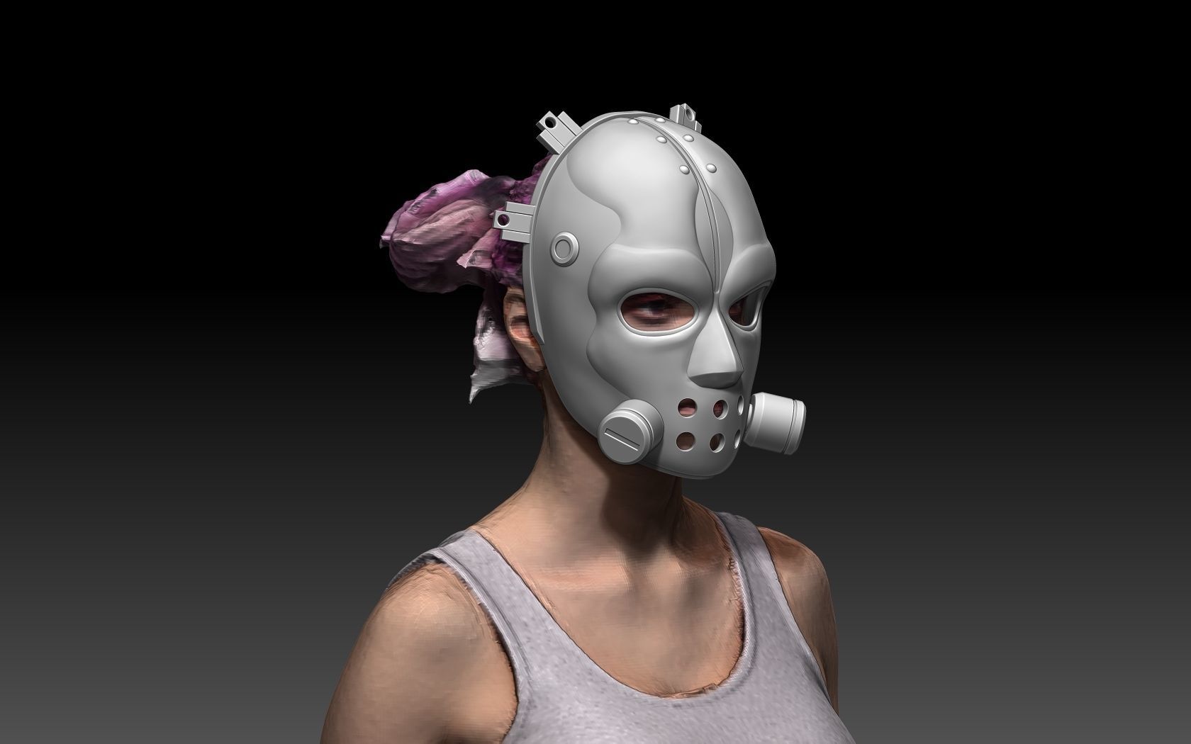 Nikaido Mask Dorohedoro 3D model 3D printable | CGTrader