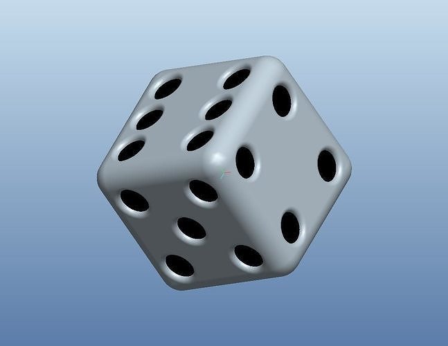 western-style dice 3D model 3D printable | CGTrader