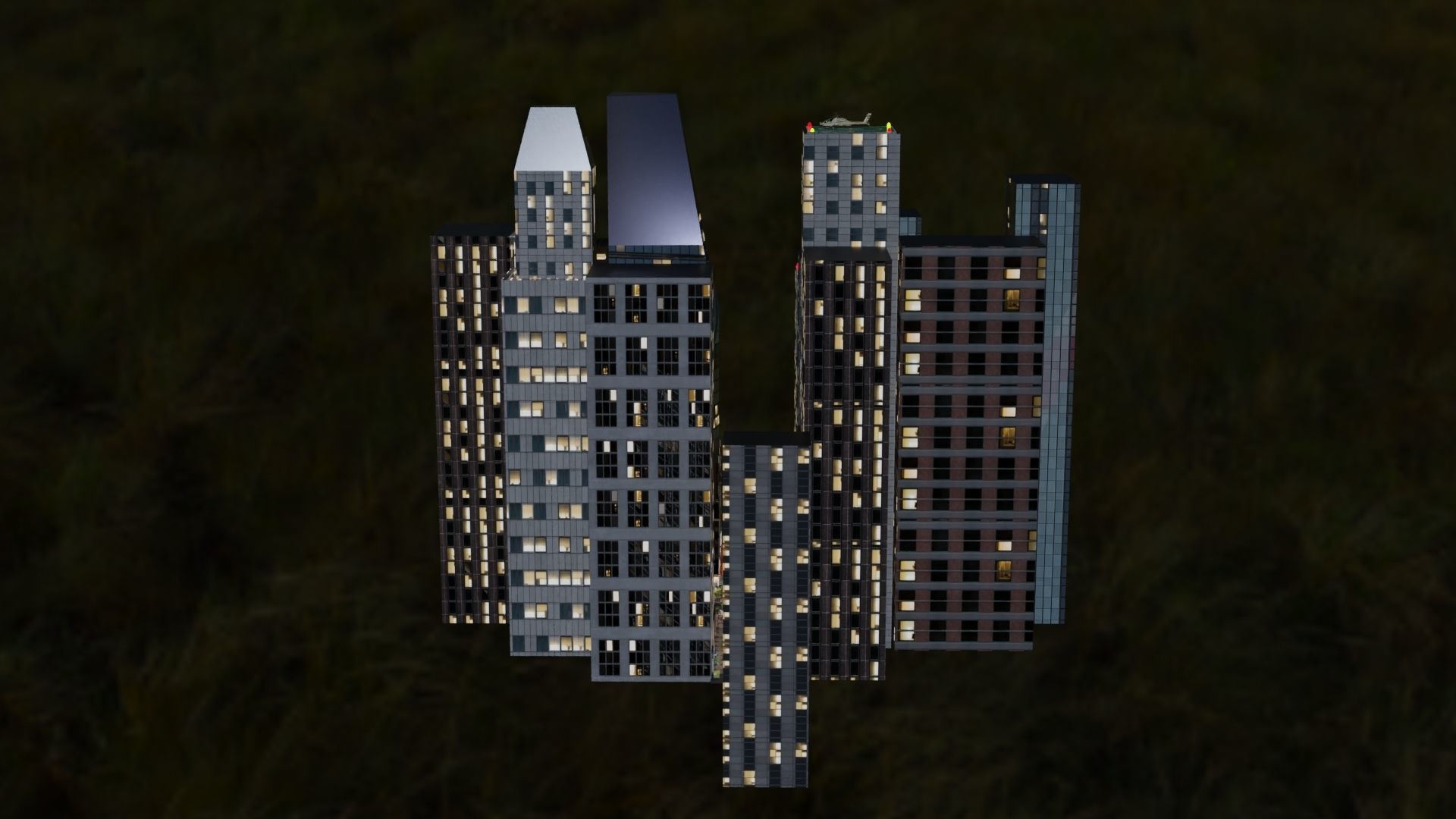Fusion city street 3D model | CGTrader