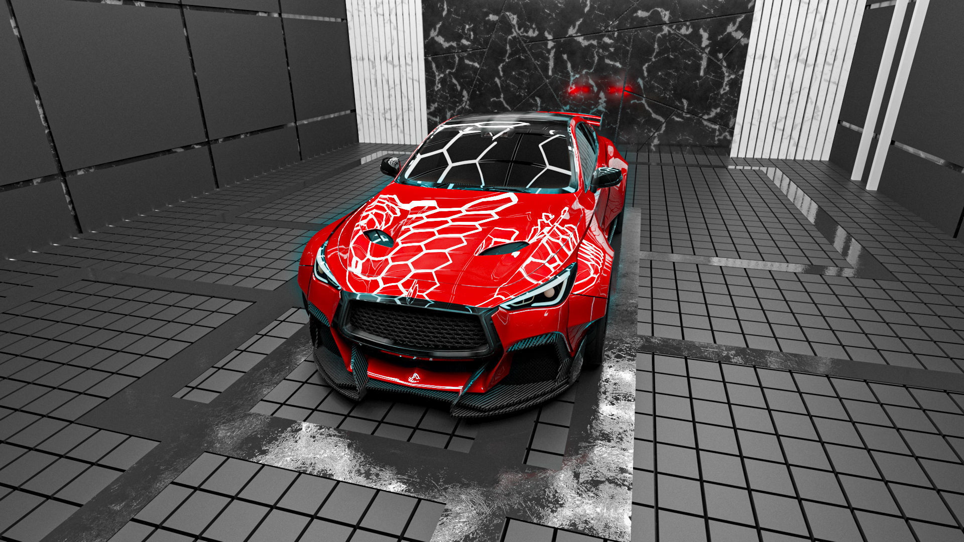 infinity q60 tuning by Panch 3D model | CGTrader