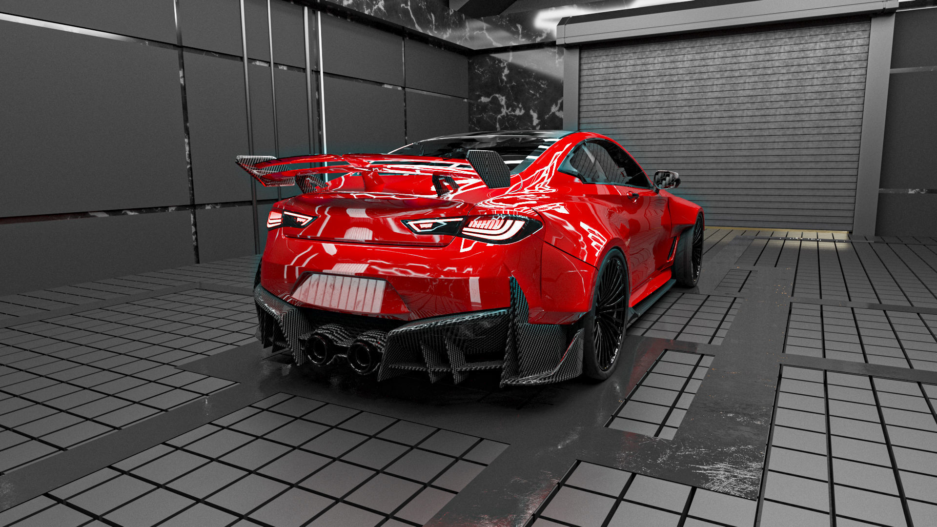 infinity q60 tuning by Panch 3D model | CGTrader