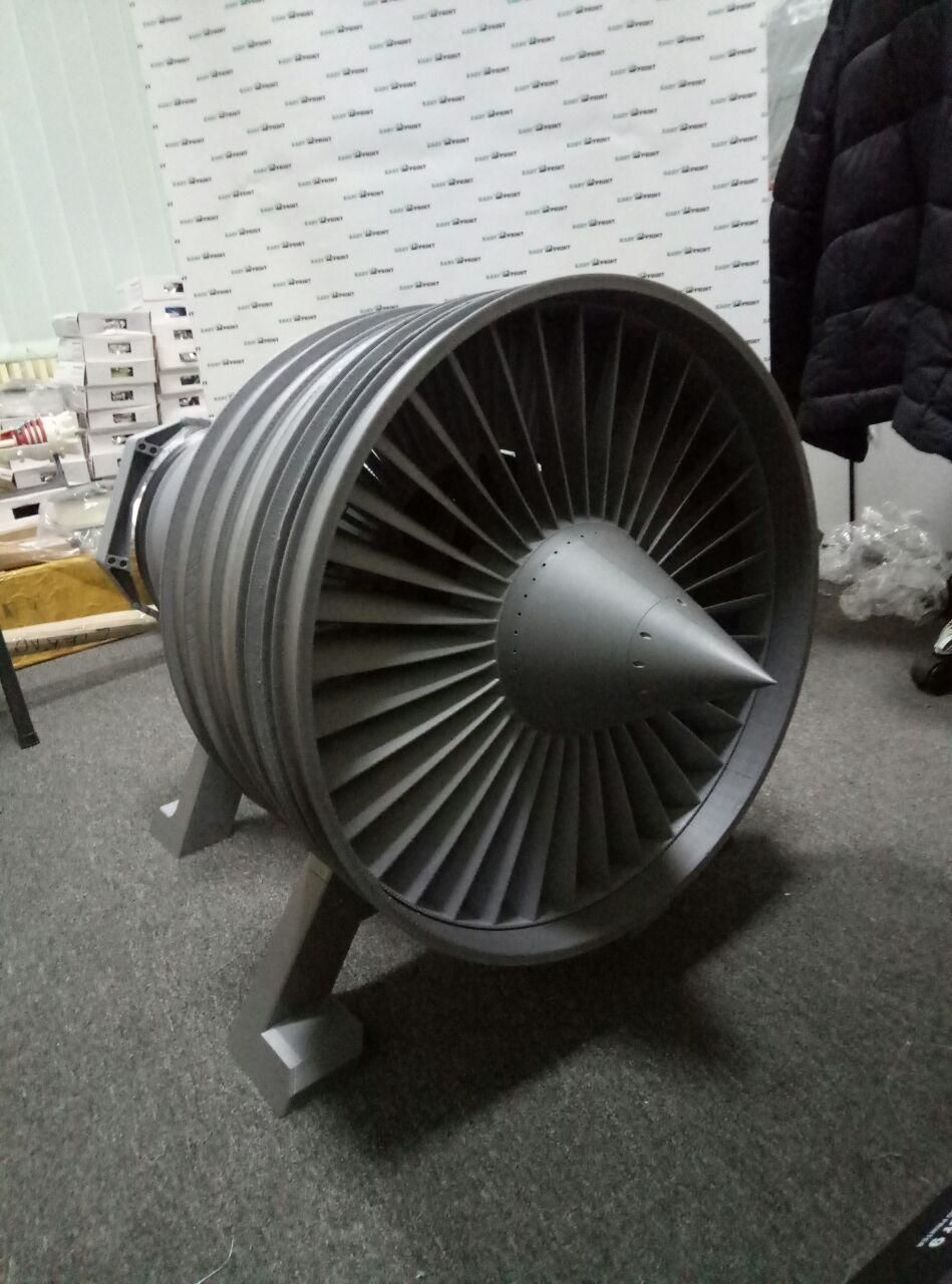 Jet Engine CFM56 International - 3d layout 3D model 3D printable | CGTrader