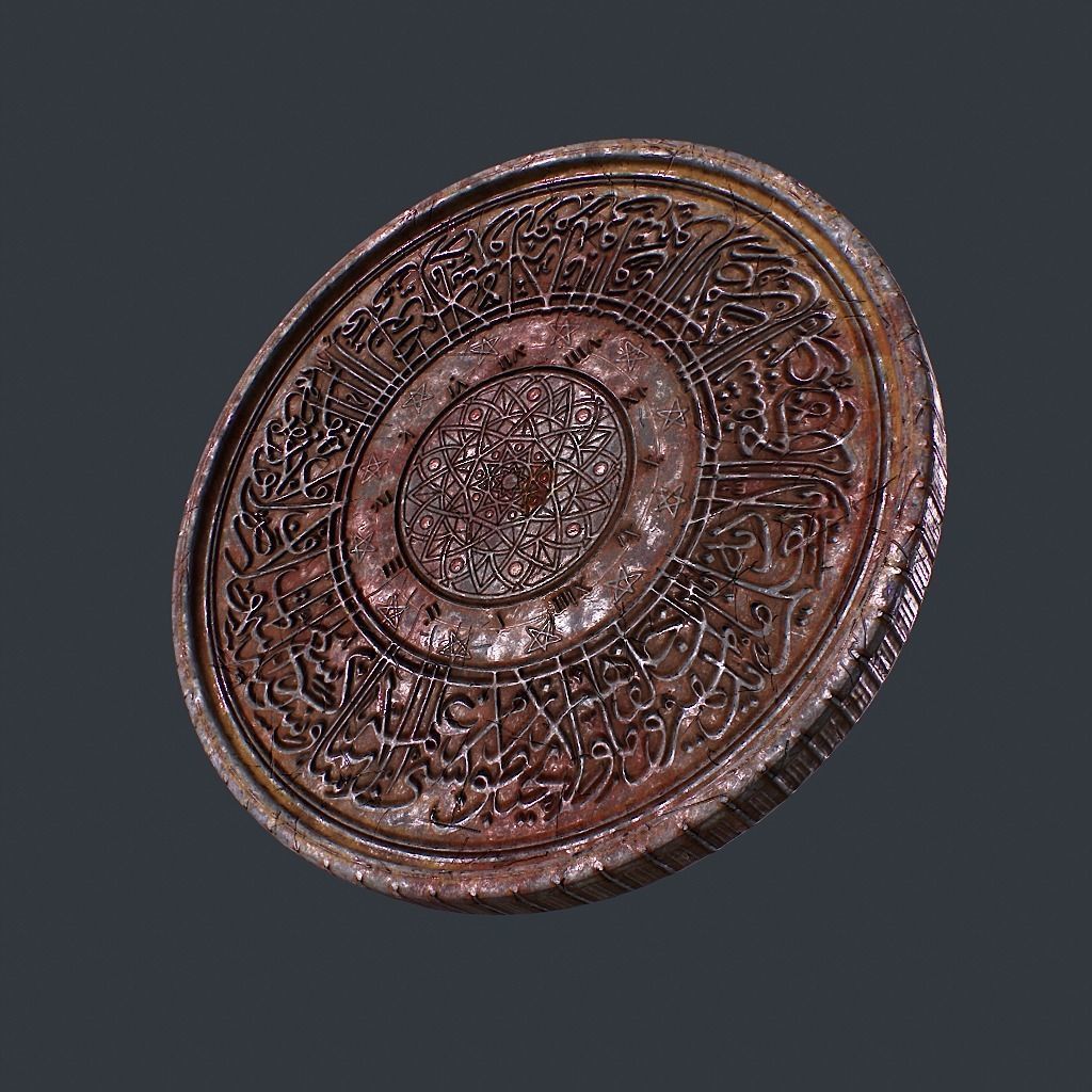 3D model Old Medallion VR / AR / low-poly | CGTrader