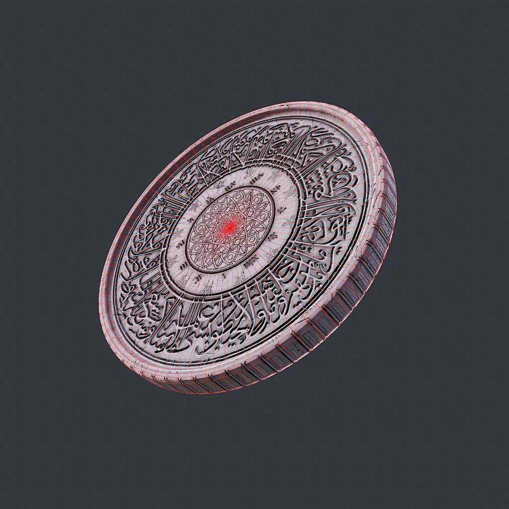 3D model Old Medallion VR / AR / low-poly | CGTrader
