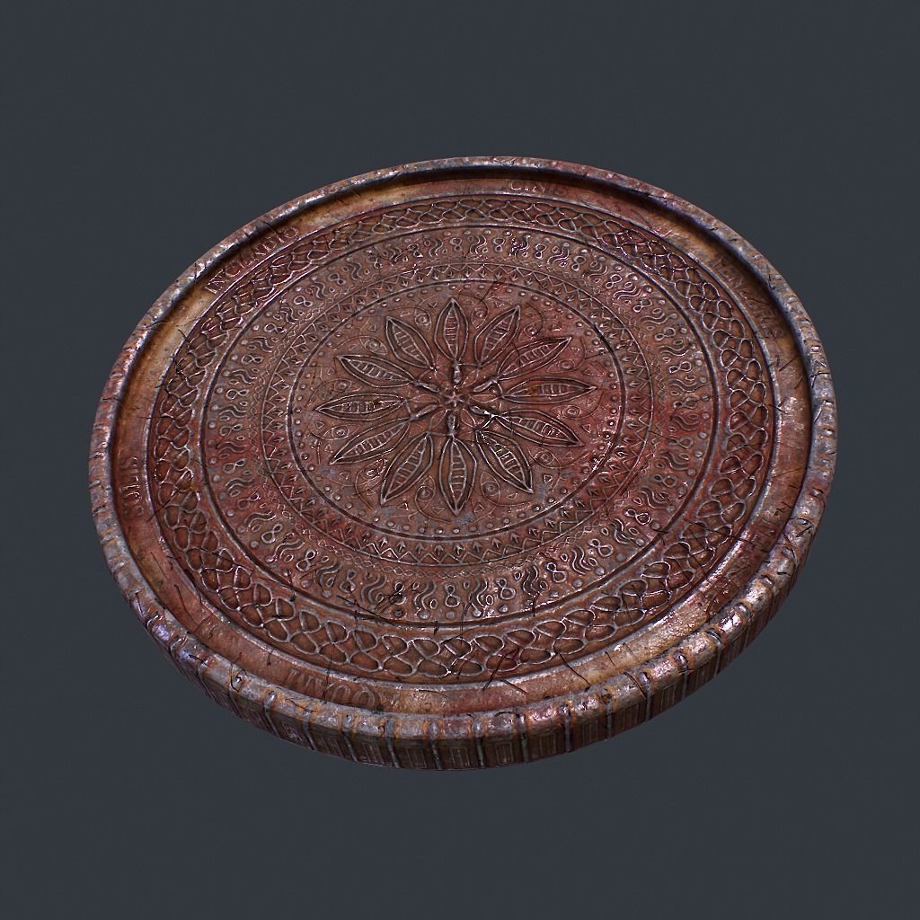 3D model Old Medallion VR / AR / low-poly | CGTrader