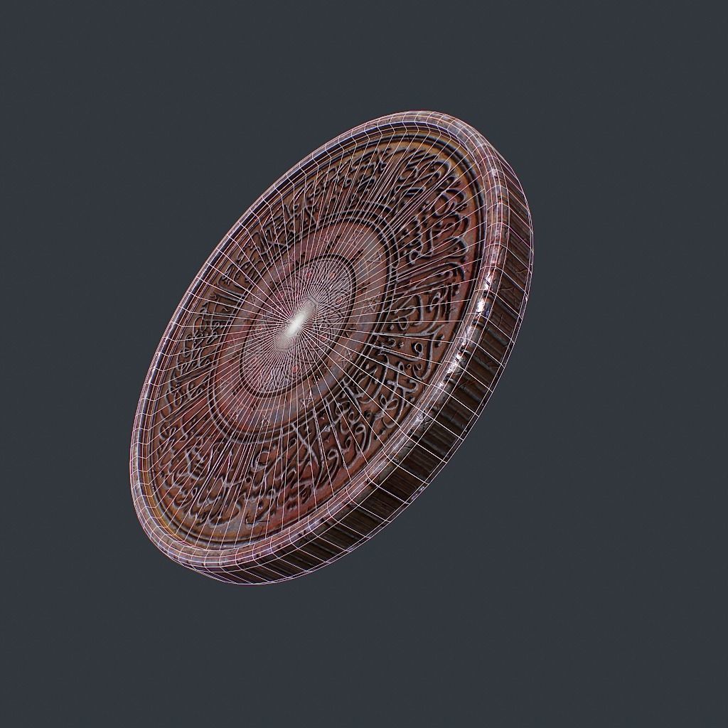 3D model Old Medallion VR / AR / low-poly | CGTrader