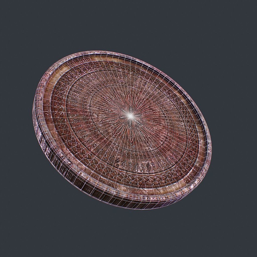 3D model Old Medallion VR / AR / low-poly | CGTrader