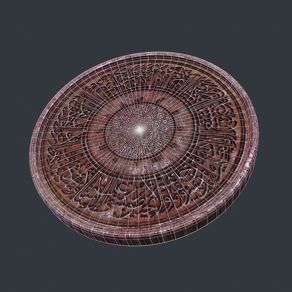 3D model Old Medallion VR / AR / low-poly | CGTrader
