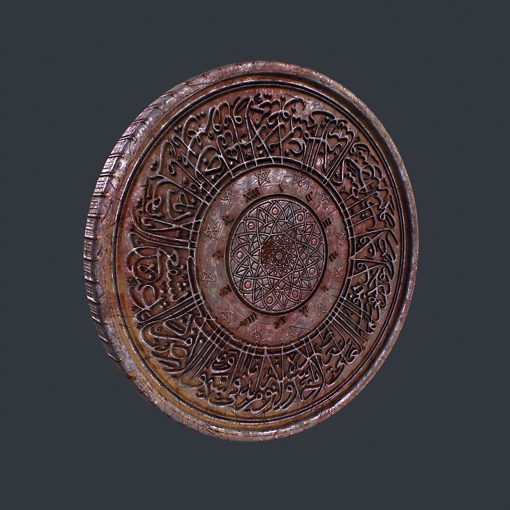 3D model Old Medallion VR / AR / low-poly | CGTrader