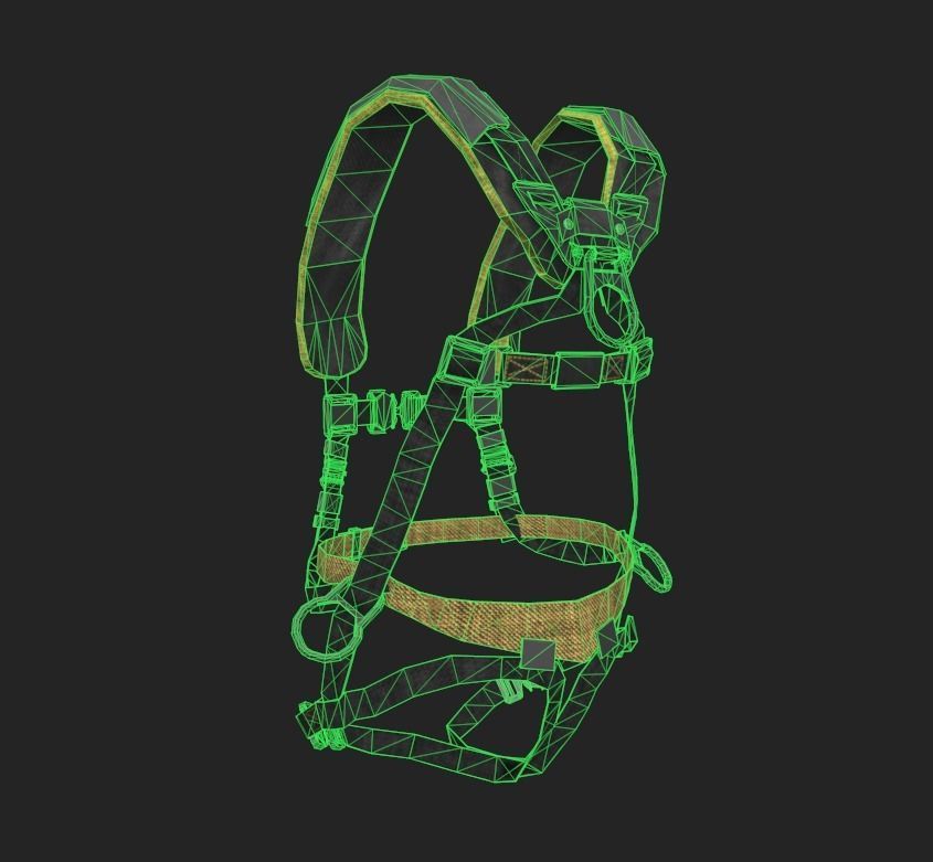 3D model Full Body Harness VR / AR / low-poly | CGTrader