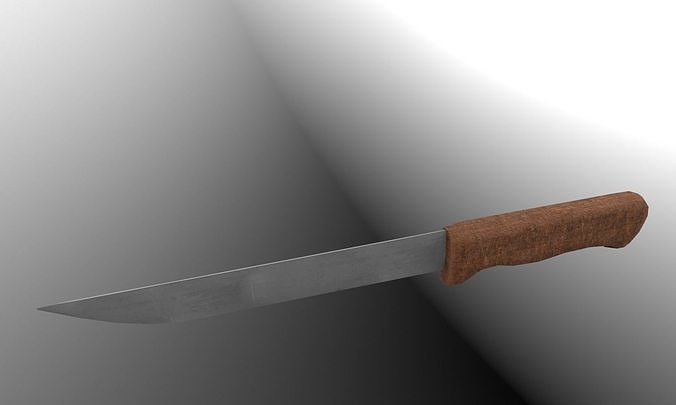 Simple wood knife free VR / AR / low-poly 3D model | CGTrader