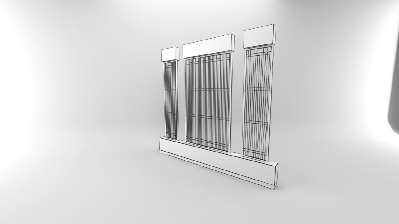 3D Decoration wall panels Room Divider Free free VR / AR / low-poly 3D ...