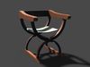 Roman Curule seat chair 3D model 3D printable | CGTrader
