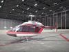 Helicopter in hangar 3D model | CGTrader