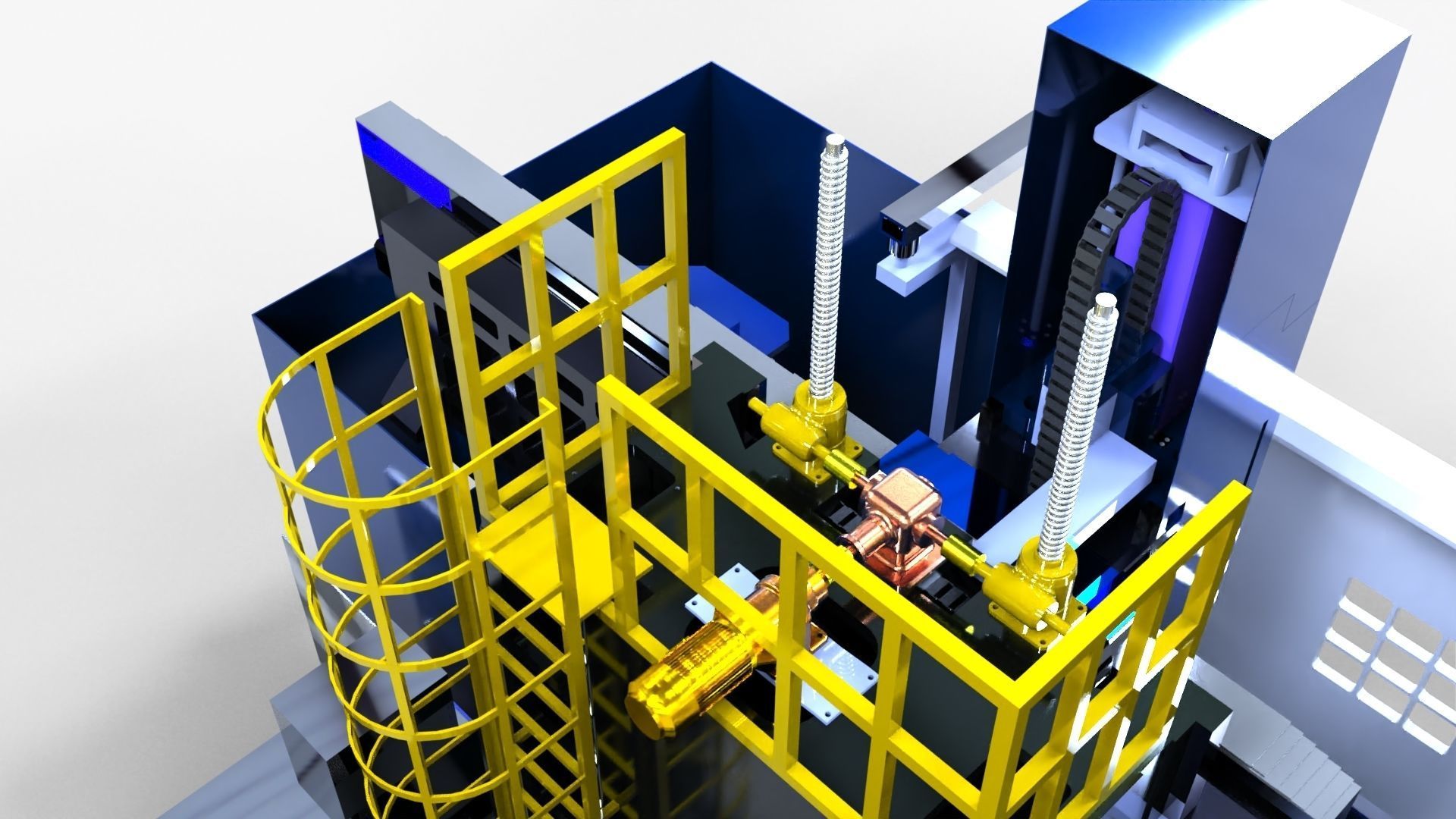 Vertical Turning Machine VTC2000 3D model | CGTrader