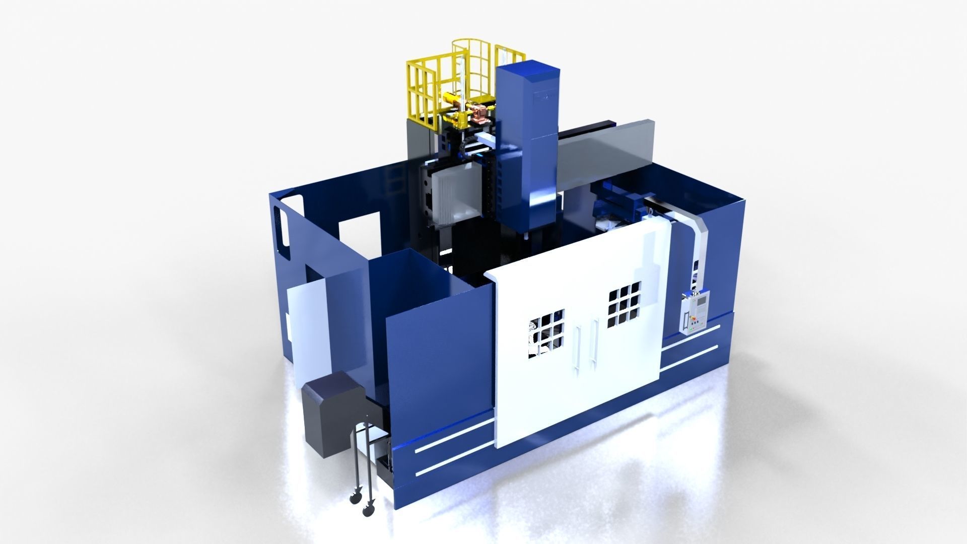 Vertical Turning Machine VTC2000 3D model | CGTrader