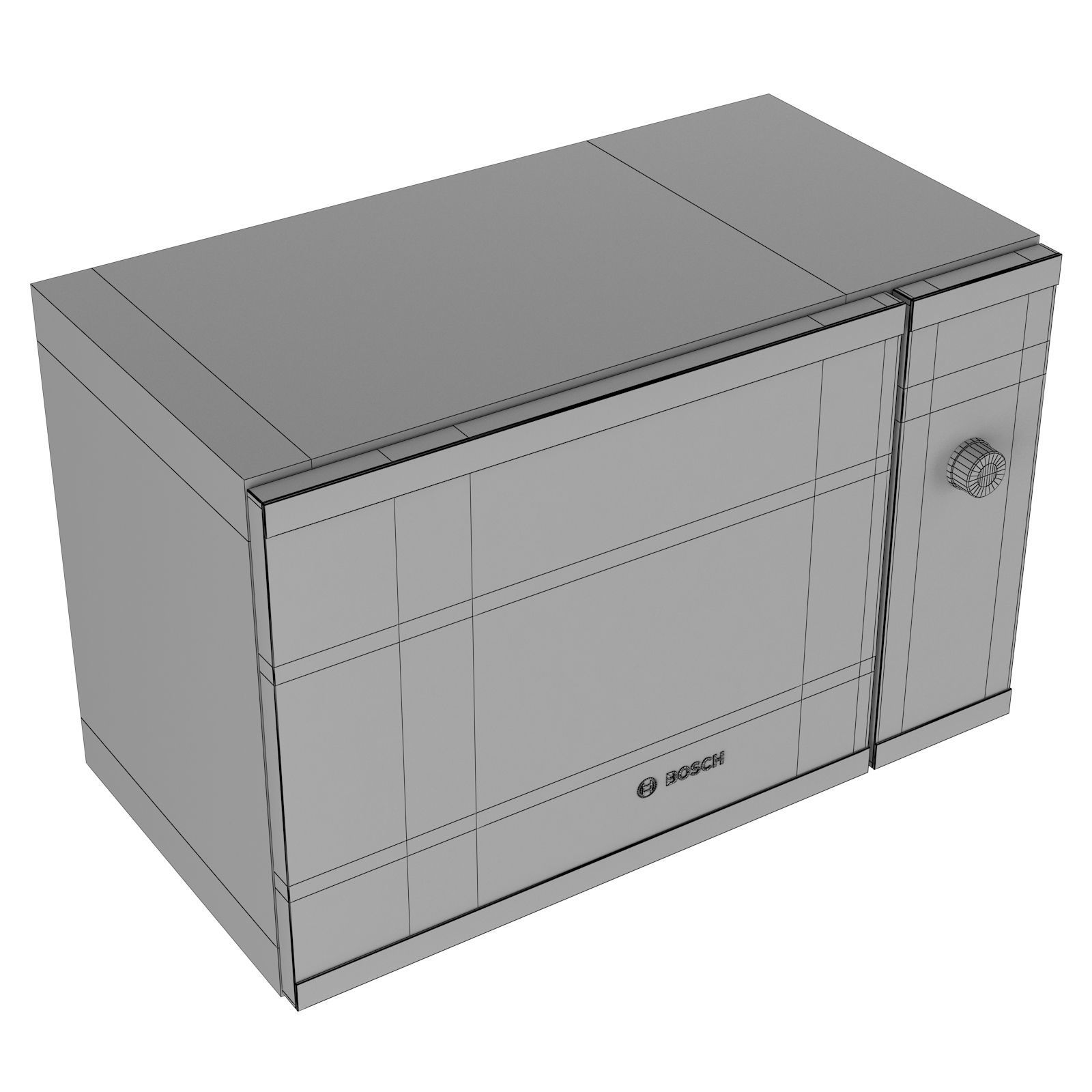 Built-in microwave Bosch BFL524MS0 3D model | CGTrader