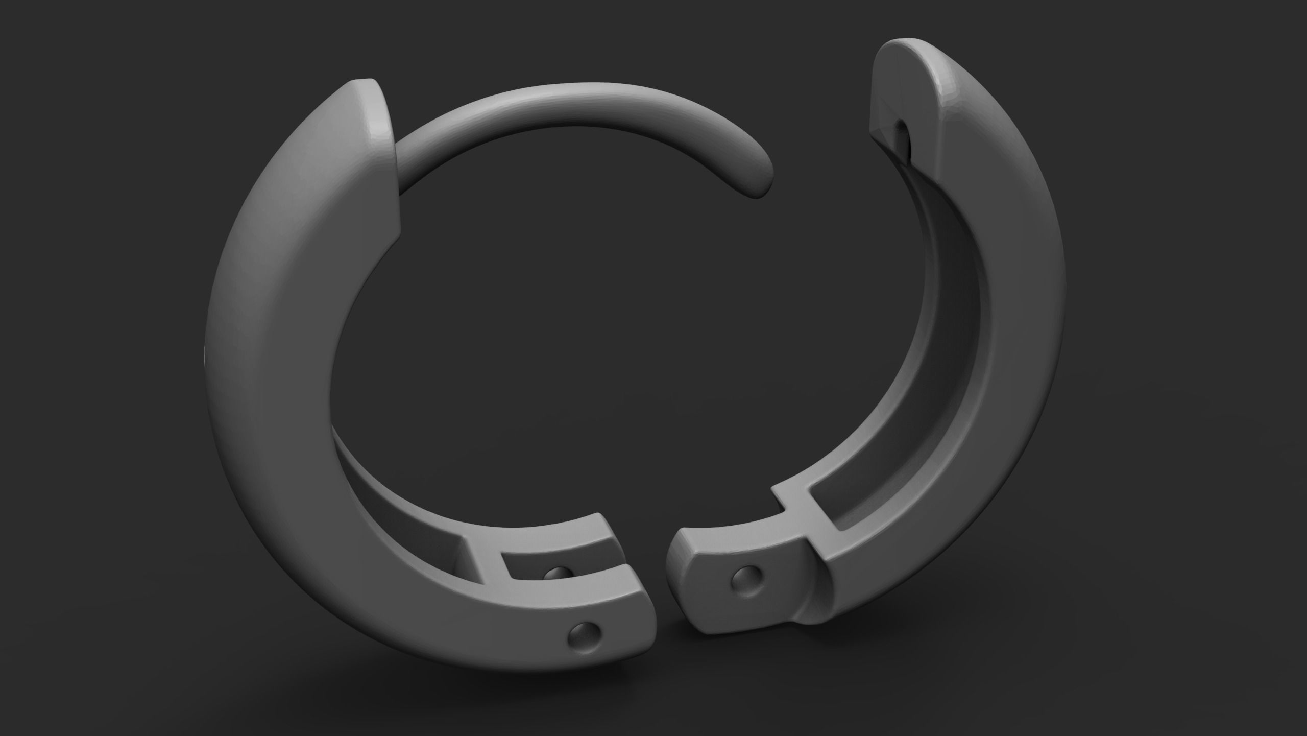 earrings 3d model 3D model 3D printable | CGTrader