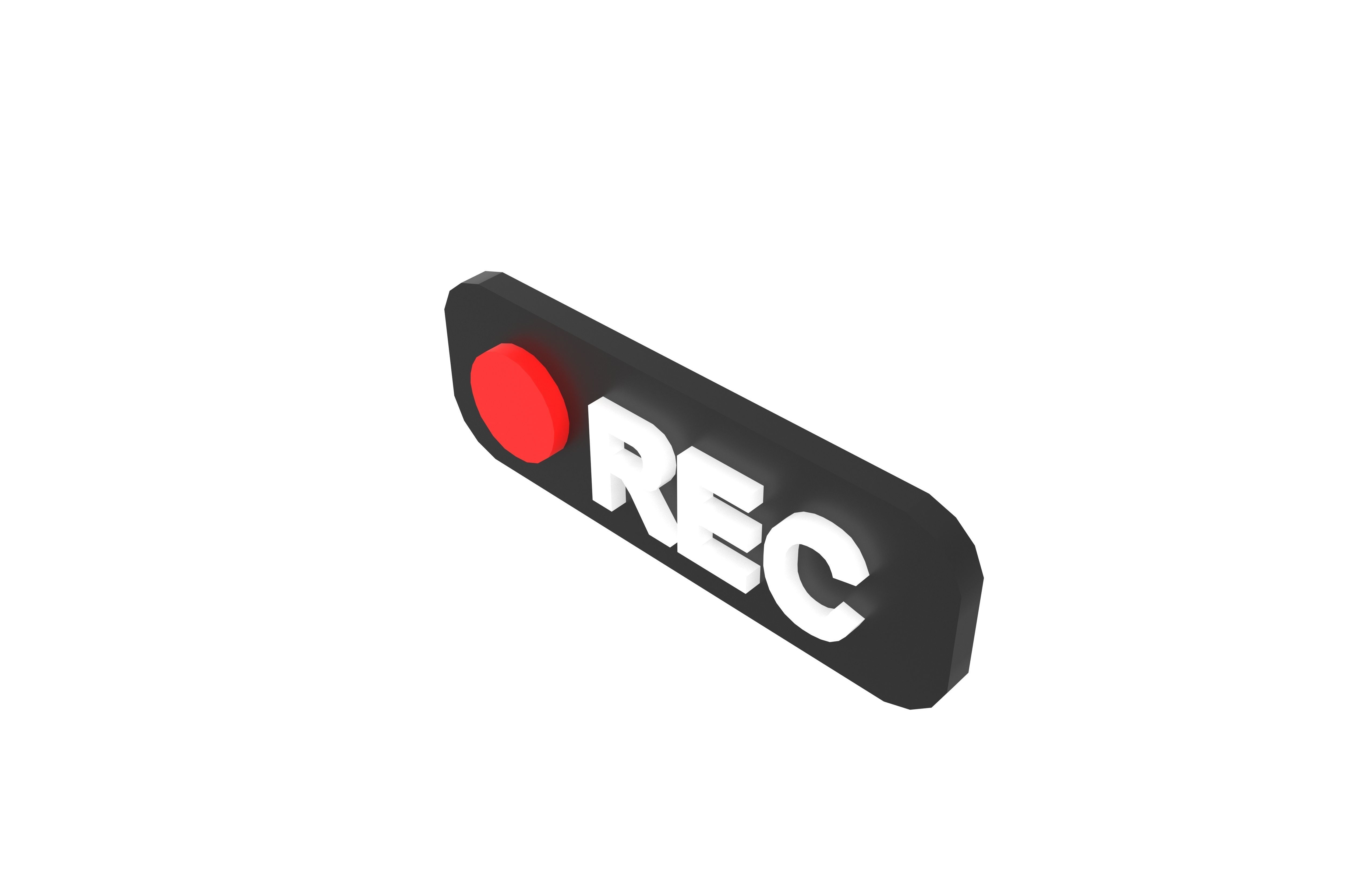 3D model REC Symbol v1 001 VR / AR / low-poly | CGTrader