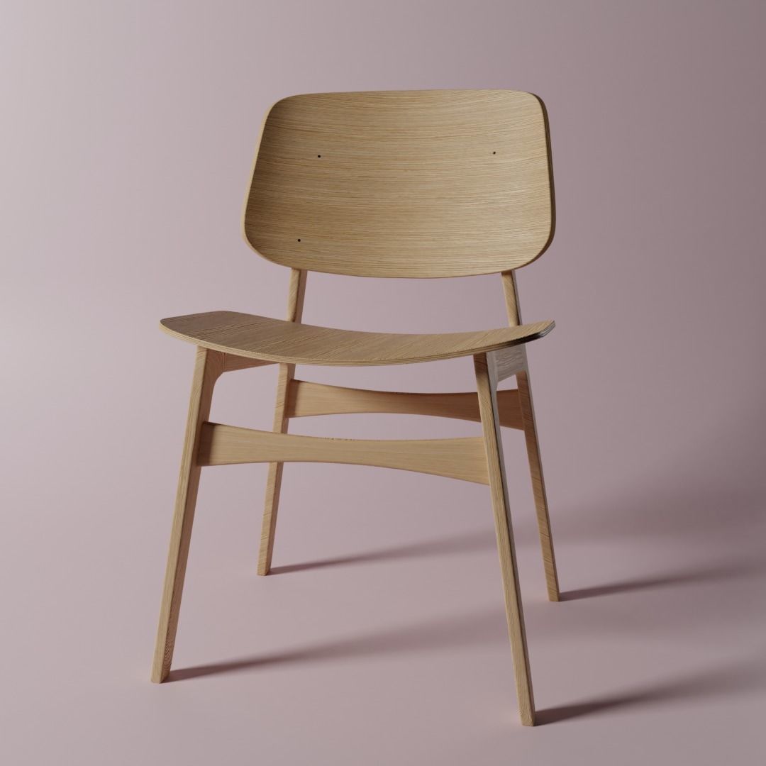 Simple Chair free 3D model | CGTrader