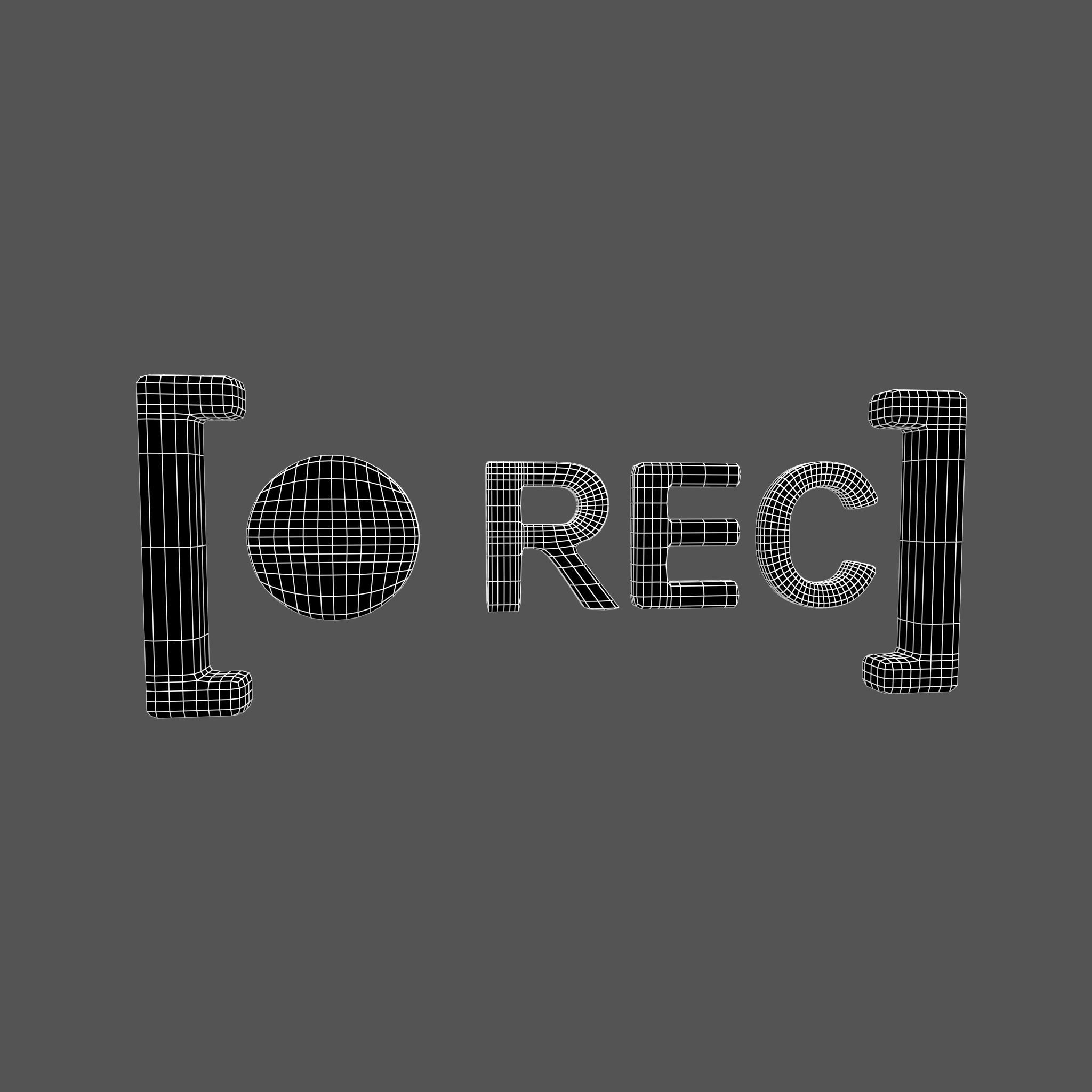 3D model REC Symbol v4 001 VR / AR / low-poly | CGTrader
